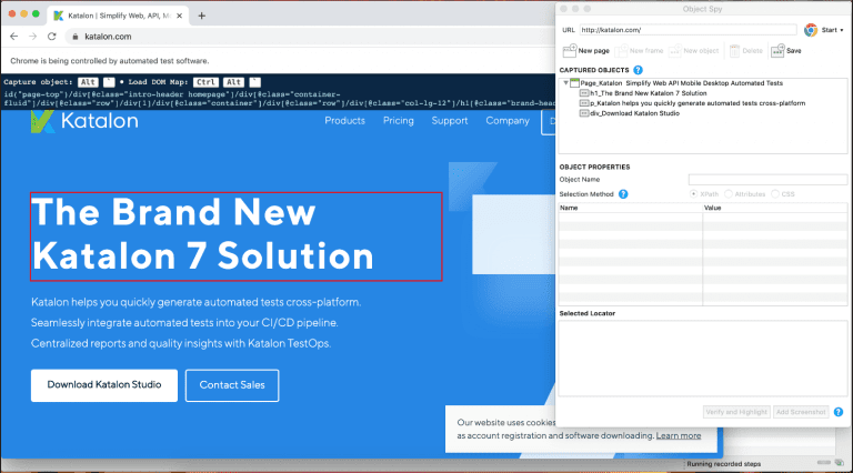 Katalon Studio vs Selenium based open source frameworks