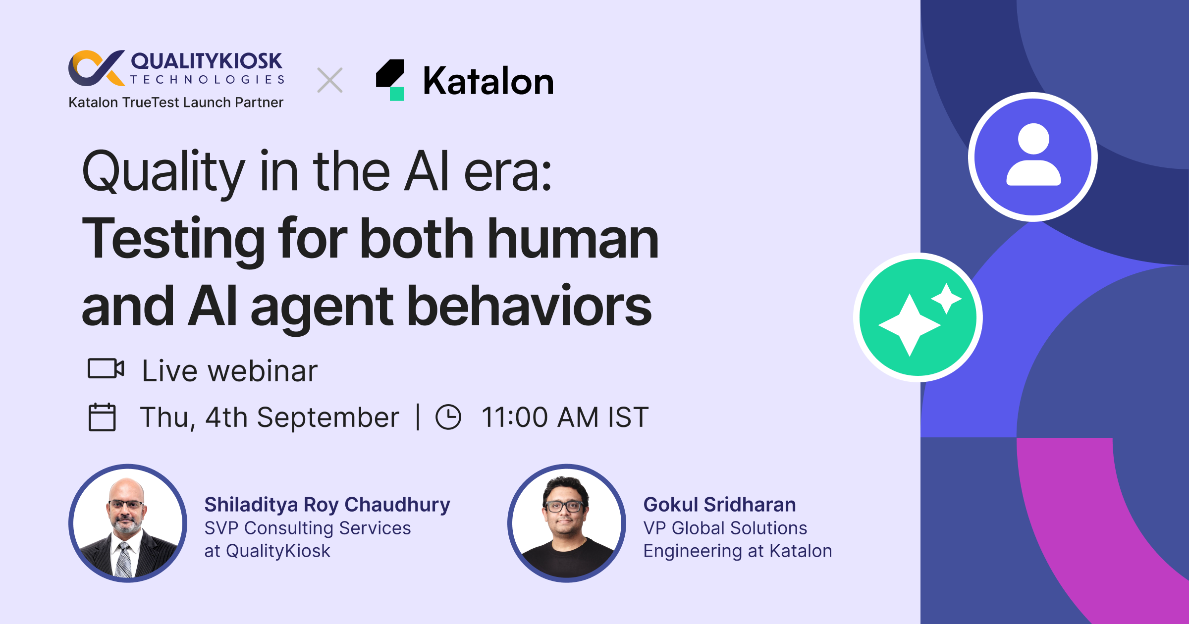 Katalon x QK Webinar: AI-Native Automation for Human and Agentic Interactions